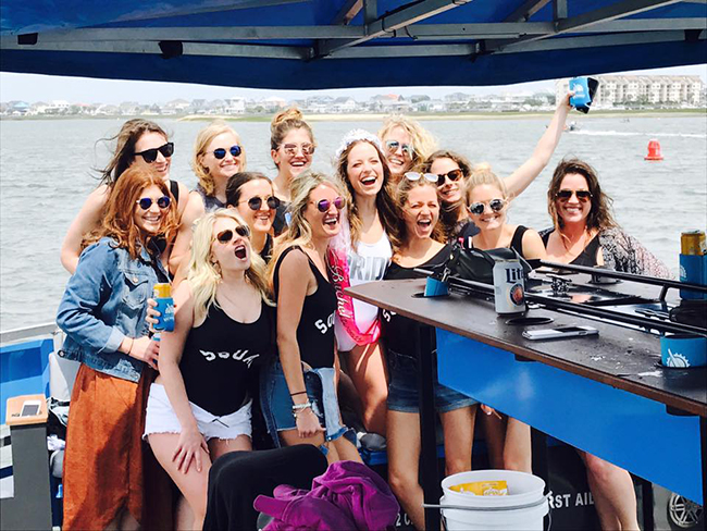 Myrtle Beach Bachelorette Party Pedal Boat Party Boat In Murrells 